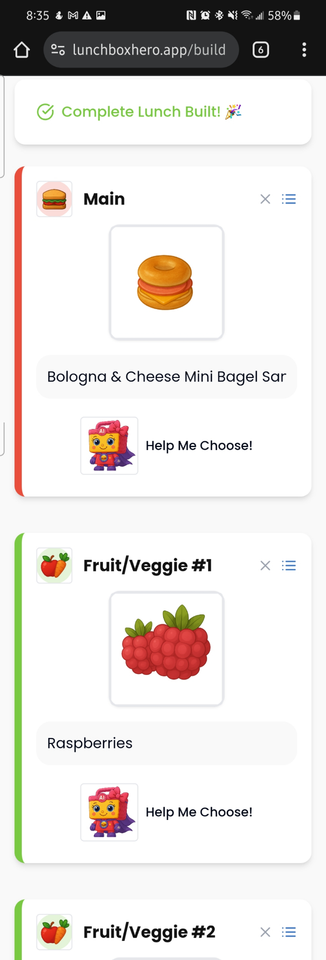 Lunchbox Hero – Kid-Led Lunch Planning Made Easy
